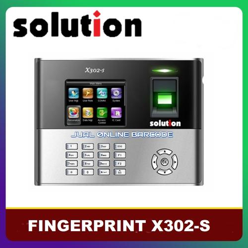 Jual Fingerprint Mesin Absensi Access Door Solution X302S - Mesin ...