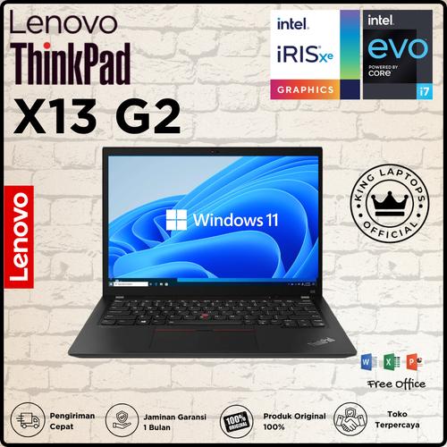 Promo Lenovo Thinkpad X13 G2 Core i7 Gen-11/RAM 32GB/1TB SSD/13.3-inch ...