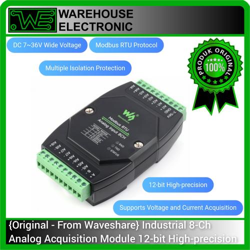 Jual Modbus RTU RS485 8 CH Analog Input 8AI Isolated Current 0-20mA 4 ...