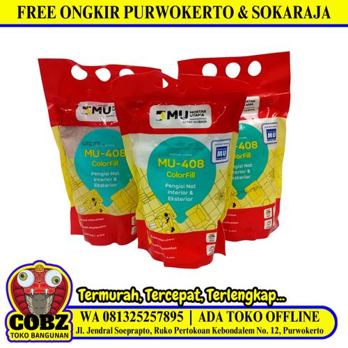 Jual 1 KG / MU 408 COLORFILL Semen Nat Pengisi Keramik Tile Grout Warna ...