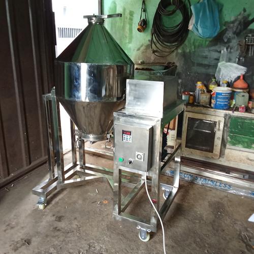 Jual mesin pencampur mix bubuk powder type double cone ukuran 25kg ...
