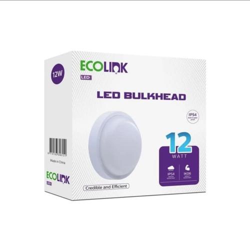 Jual ECOLINK LAMPU DINDING OUTDOOR PLAFON BULKHEAD LED 12W PUTIH ...