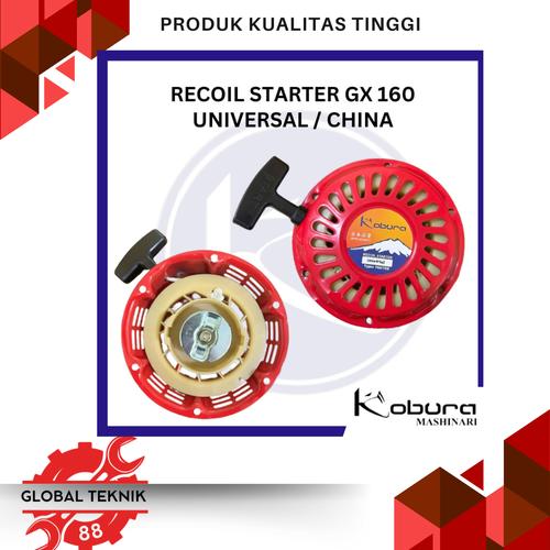 Jual Recoil Starter Selahan Tarikan Kap Engkol Mesin Penggerak Bensin Engine Model GX 160 ...