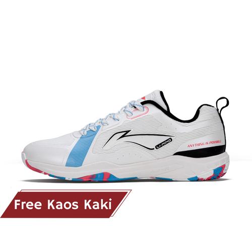 Promo New Li-Ning Badminton Shoes Aero Lite AYTU031 Free Kaos Kaki ...