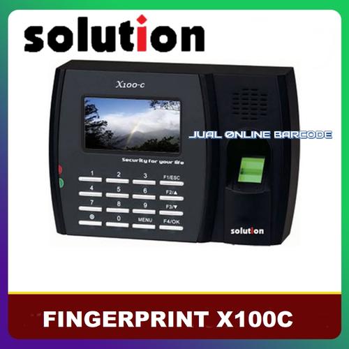 Jual Promo FingerPrint Solution X100C - X100 - Mesin Absensi ...