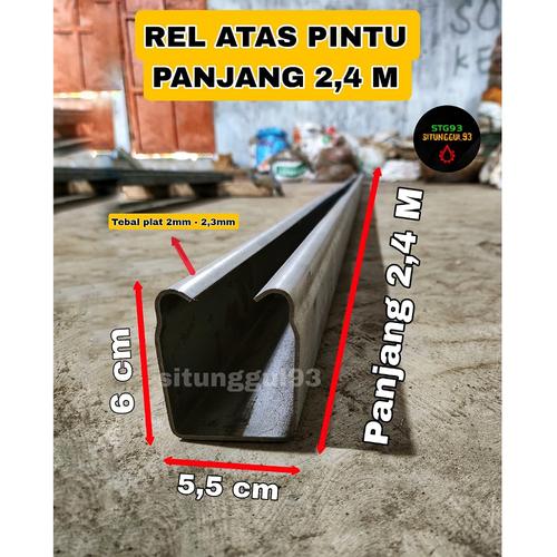 Jual rel atas Henderson besar pintu gerbang panjang 2,4 meter - Kab ...