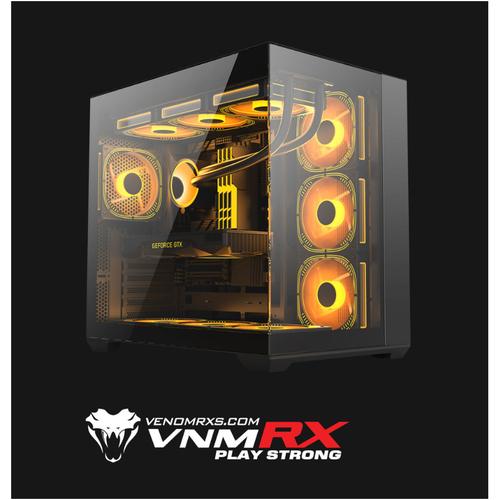 Jual VenomRX DAEMON S9 BTF ATX Tempered Glass Mid Tower Gaming PC Case ...