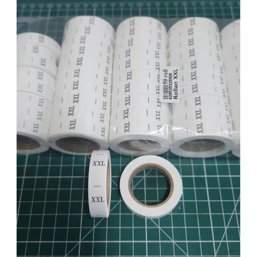 Jual Label Size Ukuran / Label Size Huruf / label Sablon Konveksi ...