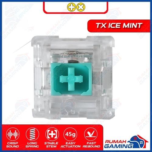 Jual SWITCH - TX SWITCH - ICE MINT - 5 PIN - 45g - TACTILE - LONG POLE ...