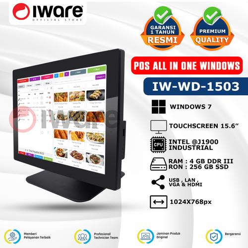 Promo Mesin Kasir All in One Touchscreen Pos System PC Iware WD-1502 Cicil 0% 3x - Jakarta Pusat ...
