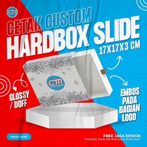 Jual Cetak hardbox custom - hardbox hampers - hardbox slide ukuran 17 x ...