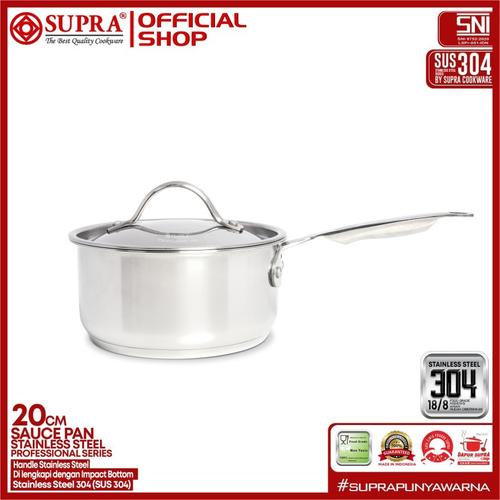 Jual Panci Stainless Steel Sus 304 Saucepan Stainless Supra Profesional ...