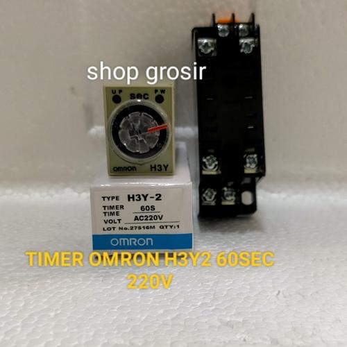 Jual timer h3y2 60sec/60detik 220v h3y-2 220v 60second - Kota Tangerang ...