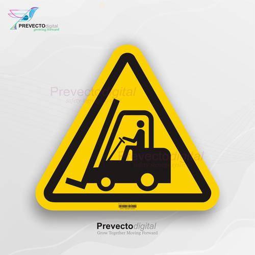 Jual Sticker Safety Sign K3 Standar ISO 7010 Simbol Bahaya Lalu Lintas ...