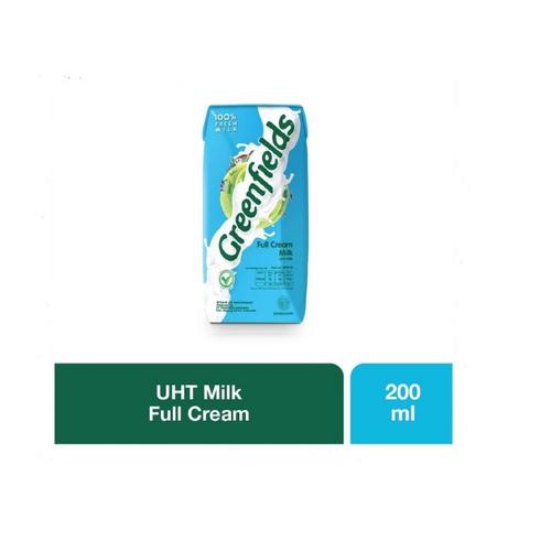 Jual GREENFIELDS UHT FULL CREAM MILK 200ML - Kota Bekasi - Wikimart Co ...