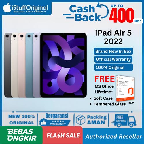 Jual iPad Air 5 2022 M1 Chip 256GB 64GB IBOX CELL Cellular WIFI Only Apple - Promo 256GB ...