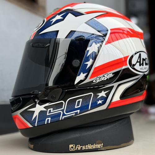 Jual Arai rx7x hayden flag second bekas BiSa TT Shoei Agv Arai xlite ...