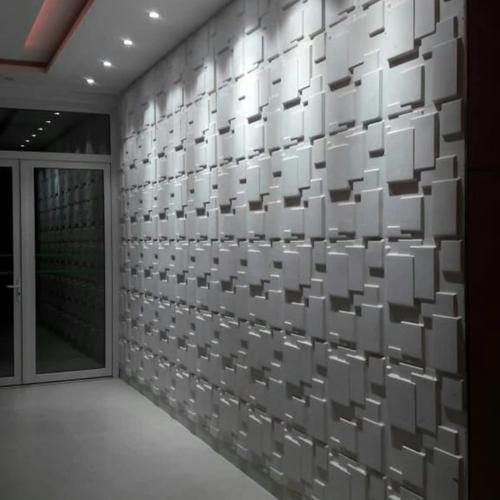 Jual Wall panel dinding 3D Beton bata tempel dinding beton motif kotak² ...