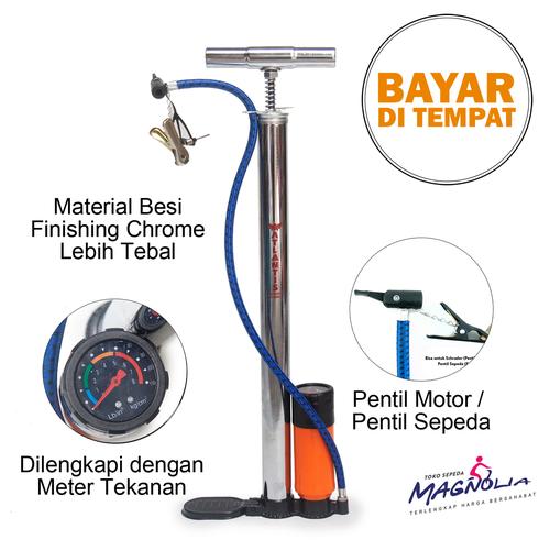 Jual Kompa - Pompa Angin Ban Sepeda dan Motor Model lantai Meter ...