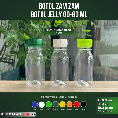 Jual Isi 100 pcs Botol ZamZam 60ml 80ml / Botol Plastik 60ml 80ml ...