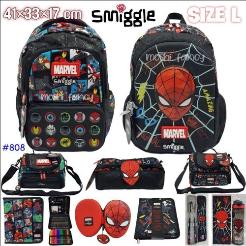 Jual Tas Smiggle Marvel Spiderman / Tas Sekolah Ransel Smiggle Anak ...