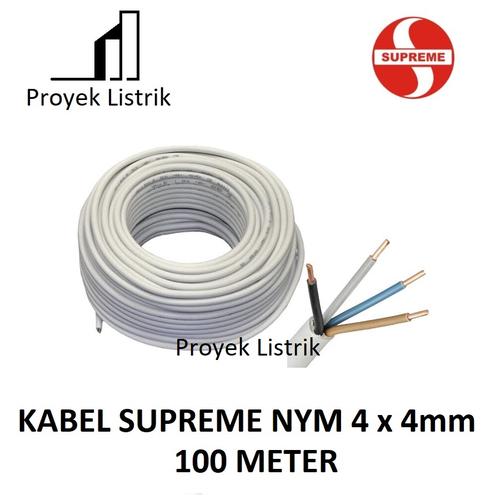 Jual SUPREME Kabel NYM 4x4 mm 100 M Meter 4 x 4 100M Cable 4x4mm ...