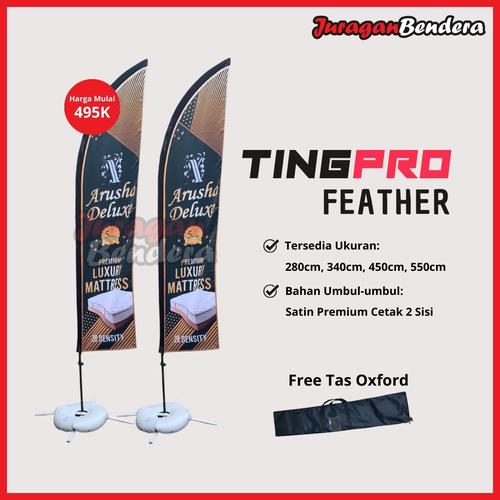 Jual TingPRO Feather Stand Tiang Umbul umbul Portable Flying Banner ...