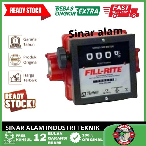 Jual Flow Meter 4 Digit 1,5" Series 900 fill Rite Flowmeter Minyak ...