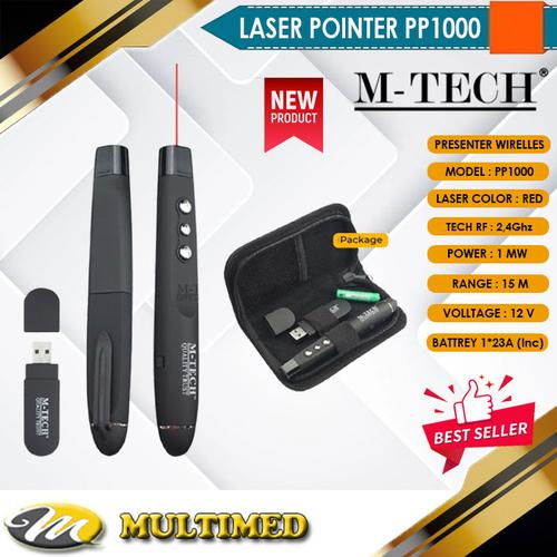 Promo M-Tech Original Laser Pointer PP1000 Alat Wireless Presentasi ...