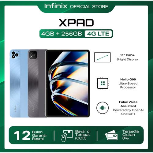 Jual Infinix XPad 4/256GB 4G LTE - Mediatek Helio G99 - 11" 90Hz FHD+ ...