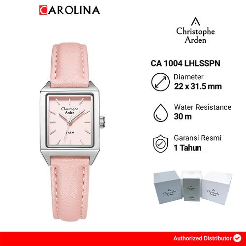 Promo Jam Tangan Wanita Christophe Arden CA 1004 LHLSSPN Pink Dial Pink Leather Strap - Jakarta ...