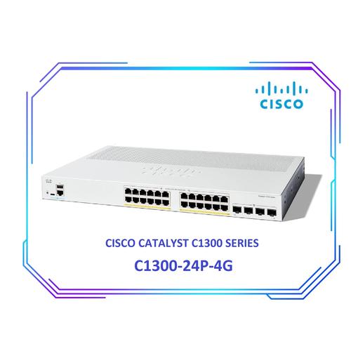Jual Cisco Catalyst 1300 Series Switch C1300-24P-4G-L - Unit Only - Kab ...