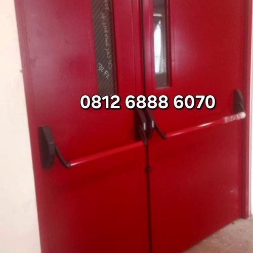 Jual Pintu Wired Glass/Pintu Emergency Double Door/Pintu Tangga Darurat ...