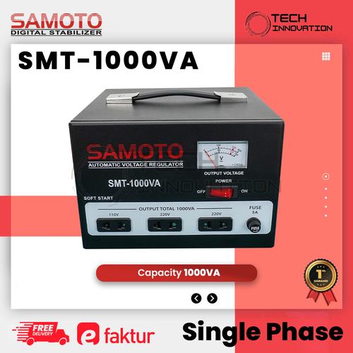 Jual SMT1000 SAMOTO Digital Stabilizer 1000VA Single Phase Stabiliser ...