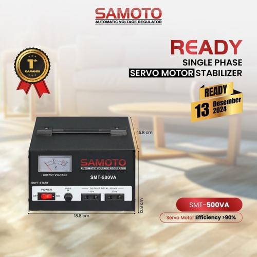 Jual Stabilizer SAMOTO 500VA Stavol SERVO Motor Single Phase Stabilizer ...
