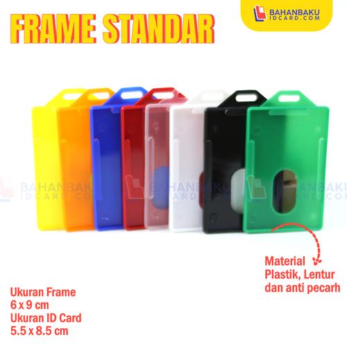 Jual Frame Casing Tempat ID Card Holder Plastik Mika Portrait - IBECA ...