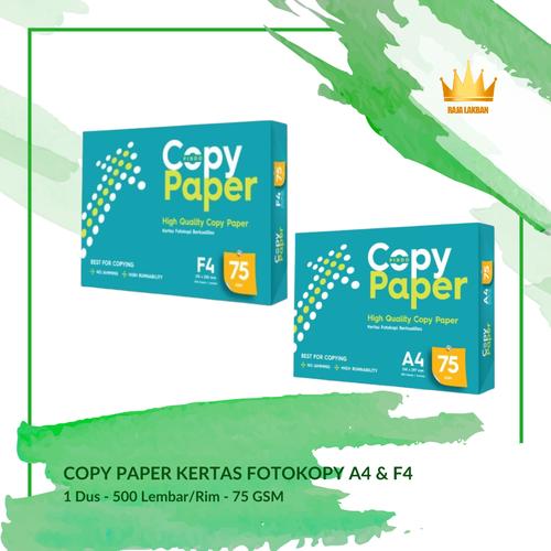 Jual Kertas HVS Kertas Fotocopy A4 & F4 Copy Paper 75 Gsm/ 500 Lembar ...