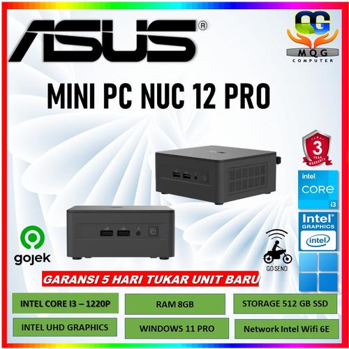 Jual Pc Mini Asus Nuc 12 Pro i3 1220P 8GB 512GB Windows 11 Pro ...