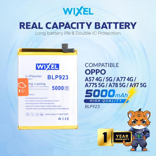 Promo WIXEL Baterai Oppo A77S 5G A78 5G A97 A57 5G BLP923 Double Power ...
