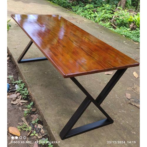 Jual MEJA KOMPUTER KAYU JATI FJL/MEJA KERJA/MEJA BELAJAR/MEJA KANTOR ...