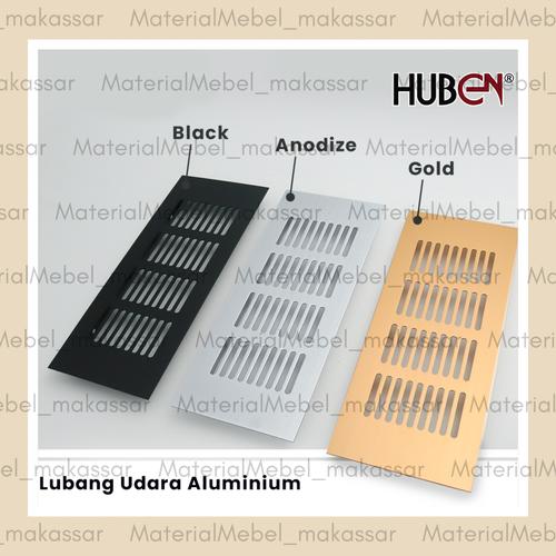 Jual Lubang Udara Aluminium / Hawa / Gas Kitchen Set HUBEN - GOLD 8 x ...