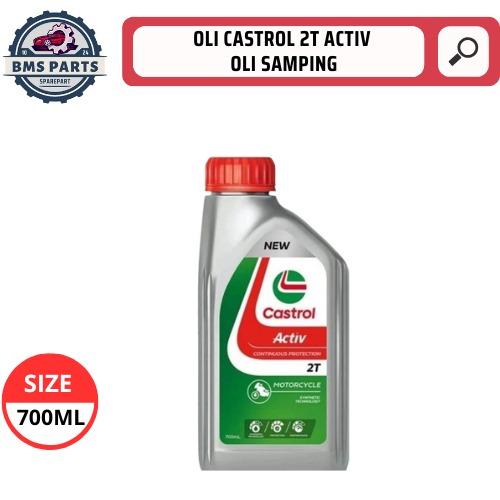 Jual OLI SAMPING CASTROL ACTIV 2T 700ML LOW SMOKE JASO FC - oli castrol ...