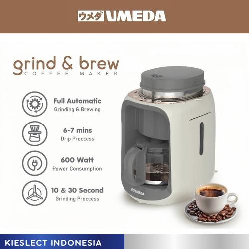 Jual UMEDA Grinder & Brew Mesin Kopi Otomatis 2in1/ Coffee Grinder ...