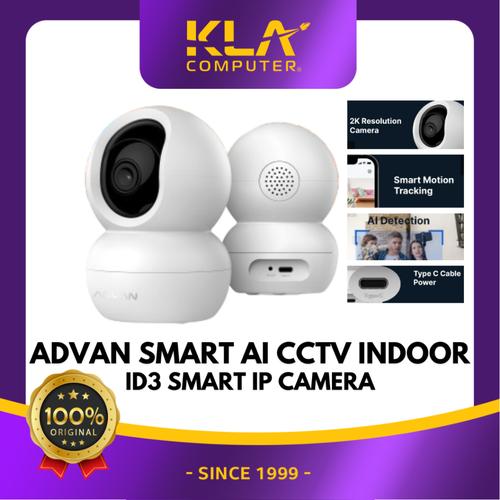 Promo ADVAN Smart AI CCTV Indoor ID3 Smart IP Camera 3MP 2K Indoor CCTV WIFI PTZ - Kota Semarang ...