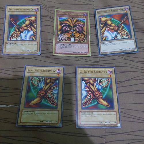 Jual Set Exodia the Forbidden One - Common DLG1 / Gold Rare MGED yugioh ...