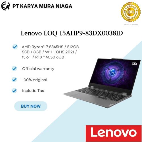 Jual LAPTOP LENOVO LOQ 15AHP9 83DX0038ID - Kota Batam - KARYA MURA ...