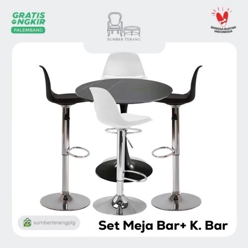 Jual Set Meja Bar Meja Makan Meja Cafe 4 kursi Meja Makan Bulat Meja ...