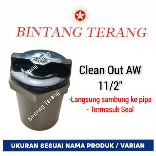 Jual Clean Out AW 11/2" / CO 1.5 inch / Dop Drat / Tutup Septic Tank ...