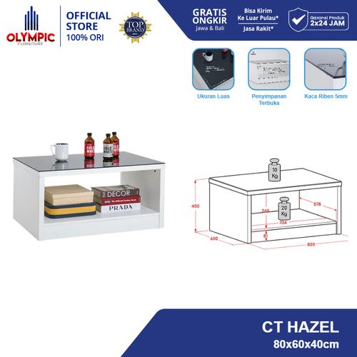 Promo Olympic CT Hazel / Meja Kopi Serbaguna / Coffee Table / Gold ...