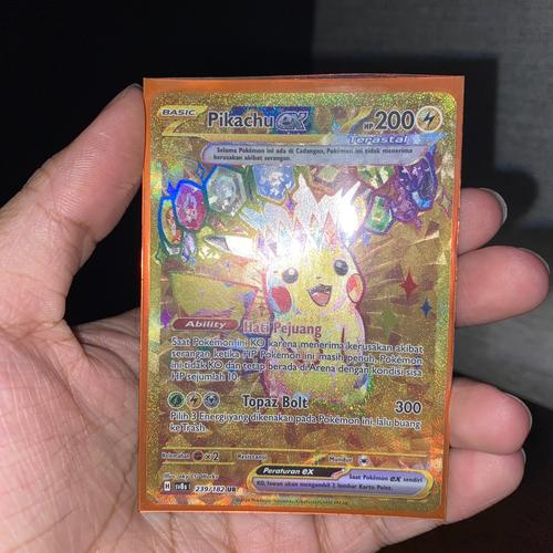 Jual Pikachu ex UR Kilat Rasi Pokemon TCG Indonesia - Kota Tangerang ...